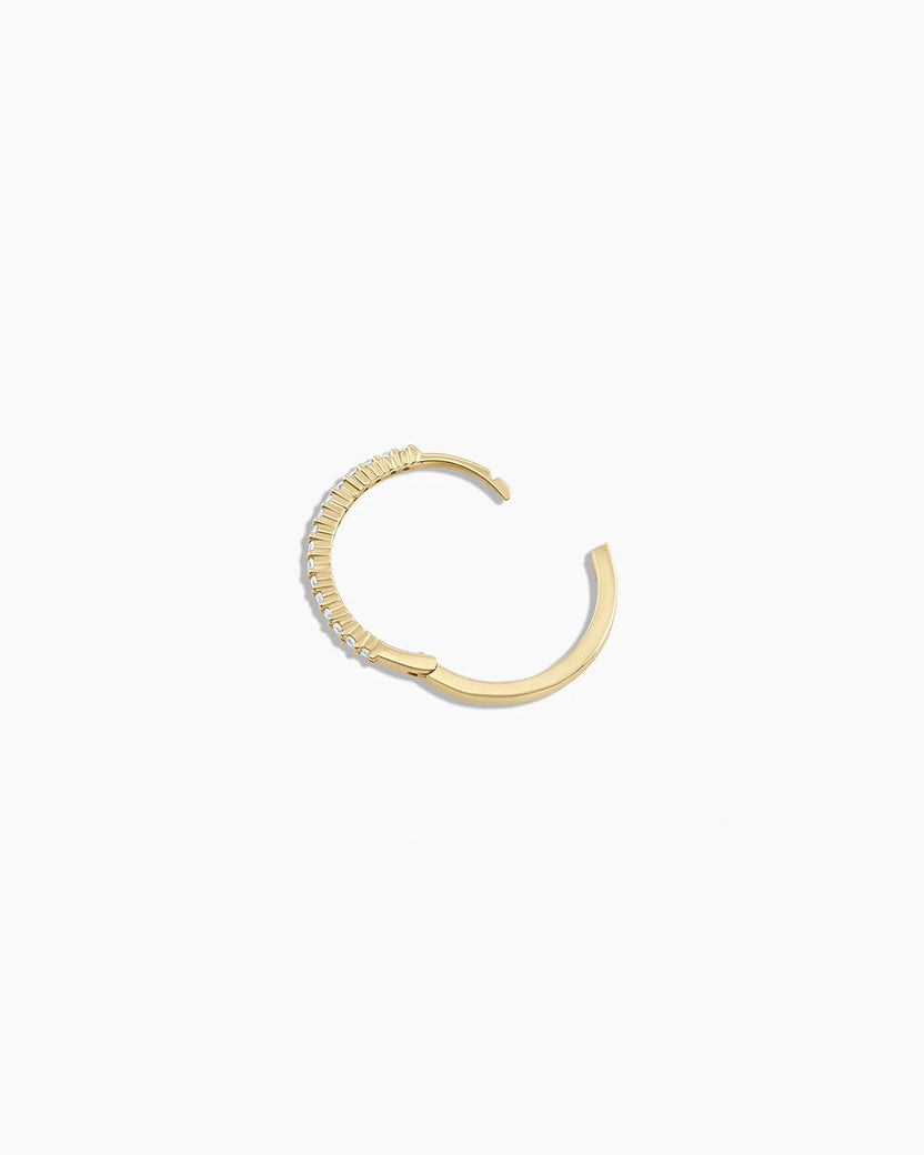 Diamond Pavé Huggie Hoop Single | gorjana