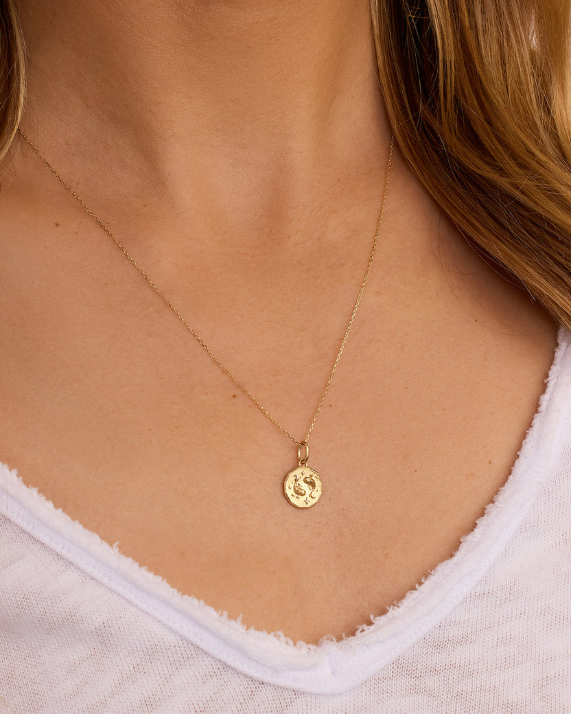 Diamond Zodiac Coin Charm – gorjana