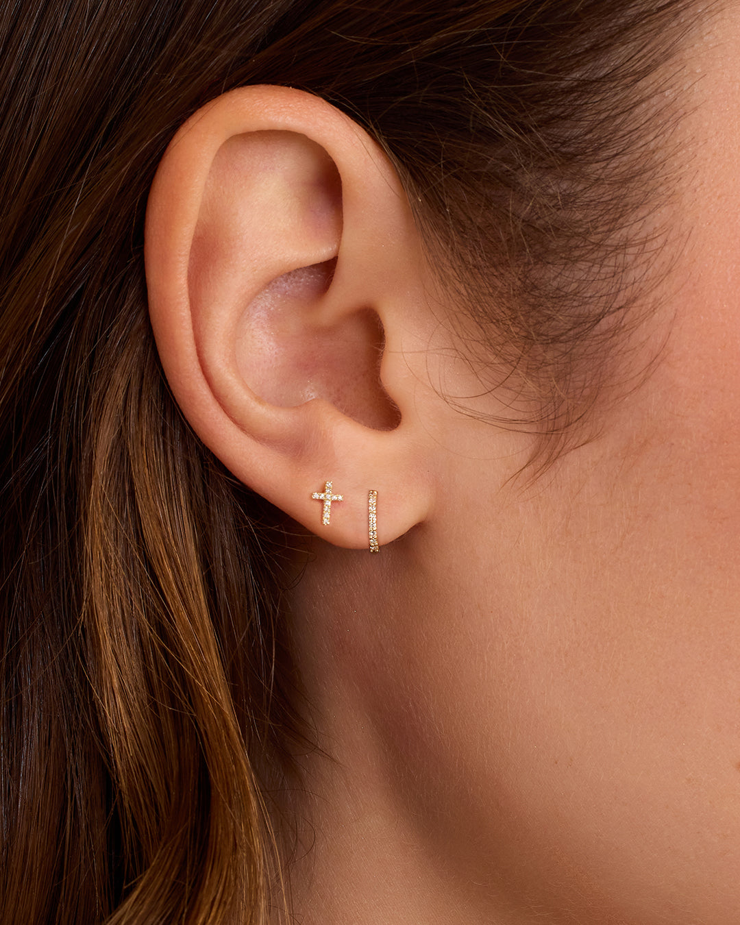 Diamond Cross Studs – gorjana