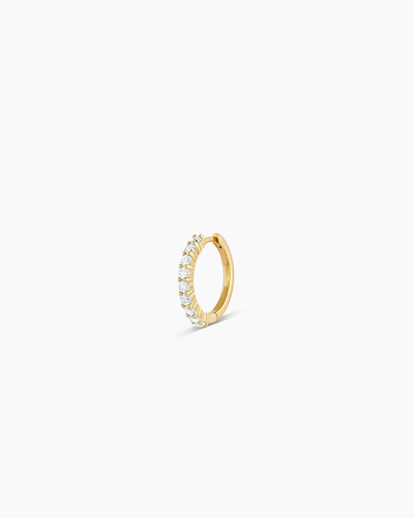 Diamond Pavé Huggie Hoop Single | gorjana