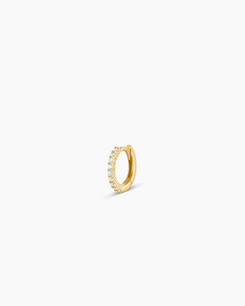 Diamond Pavé Huggie Hoop Single | gorjana