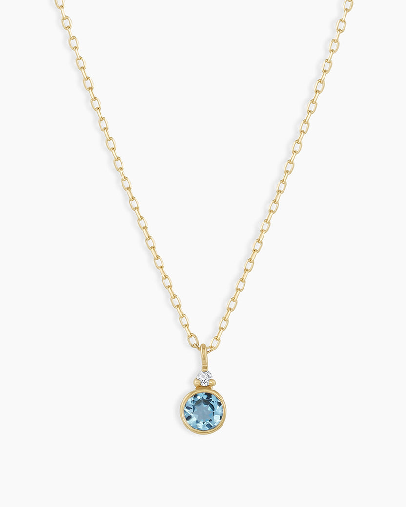 14k Gold Birthstone Necklace – gorjana